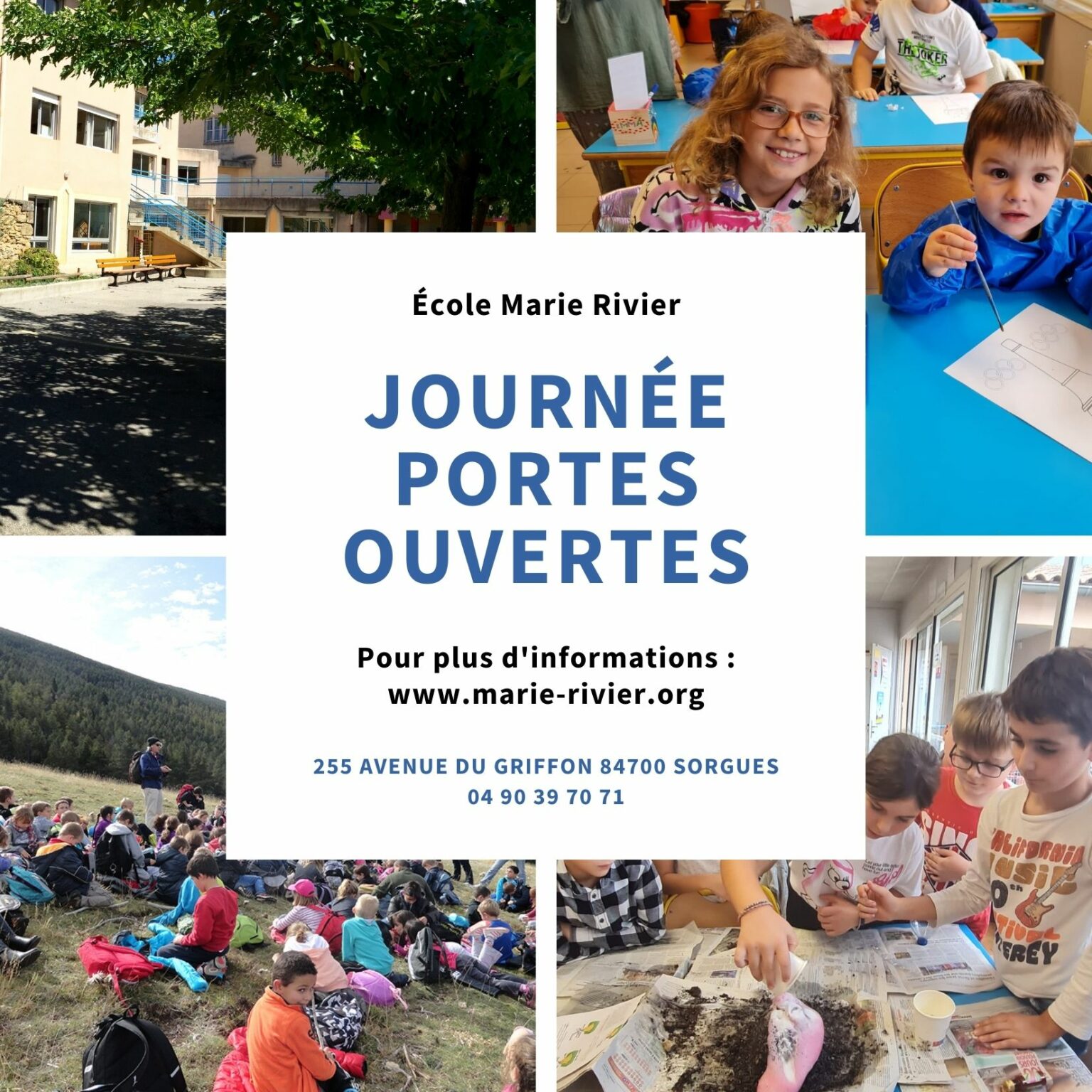 Journée Portes Ouvertes - école - marie-rivier.org | Ensemble Scolaire ...